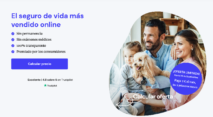 Life5, el seguro de vida 100% online para ti y tu familia :: finora24